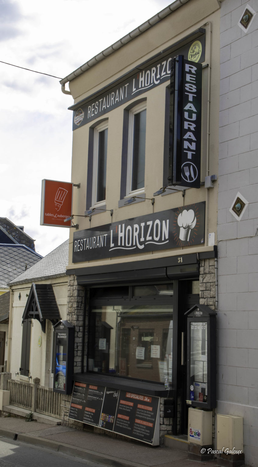 Restaurant l'horizon à AULT vue mer sur réservation.