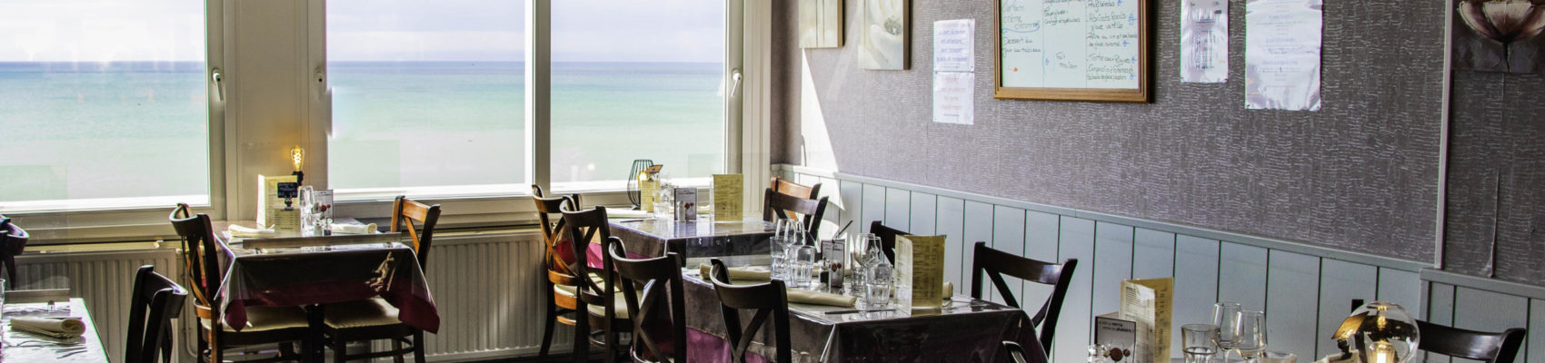 Restaurant l'horizon à AULT vue mer sur réservation.